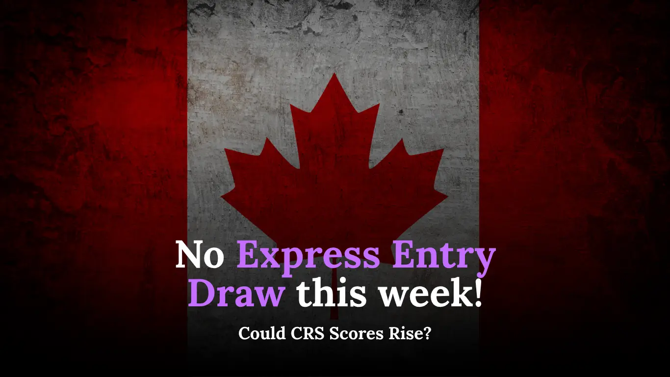 No Express Entry Draw This Week: Could CRS Scores Rise in Upcoming ...